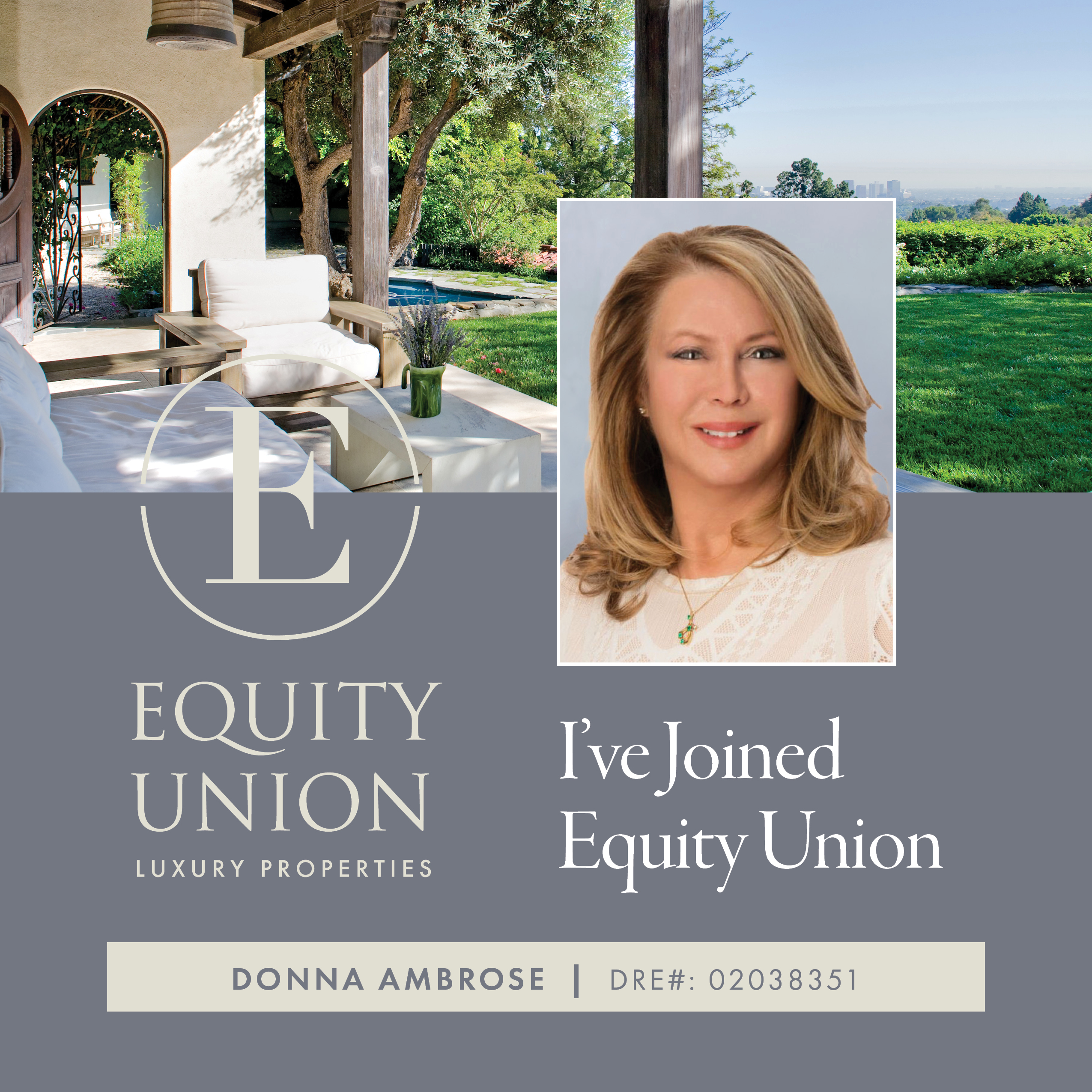 Donna Ambrose, Top 5% of Agents at Equity Union Palm Desert, CA